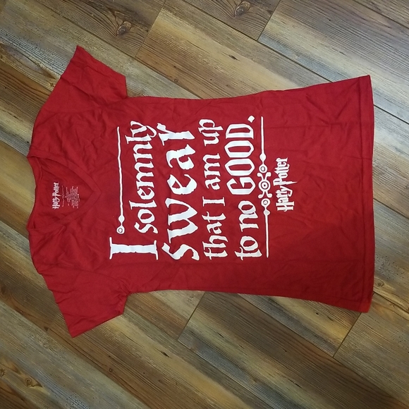 Warner Bros. | Tops | Harry Potter Solemnly Swear Tshirt Xl | Poshmark